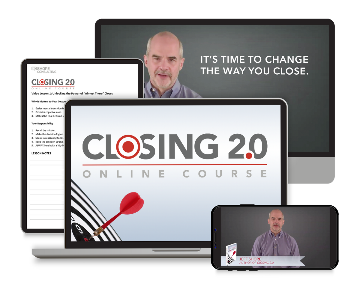 Closing 2.0 Online Course – Shore Consulting